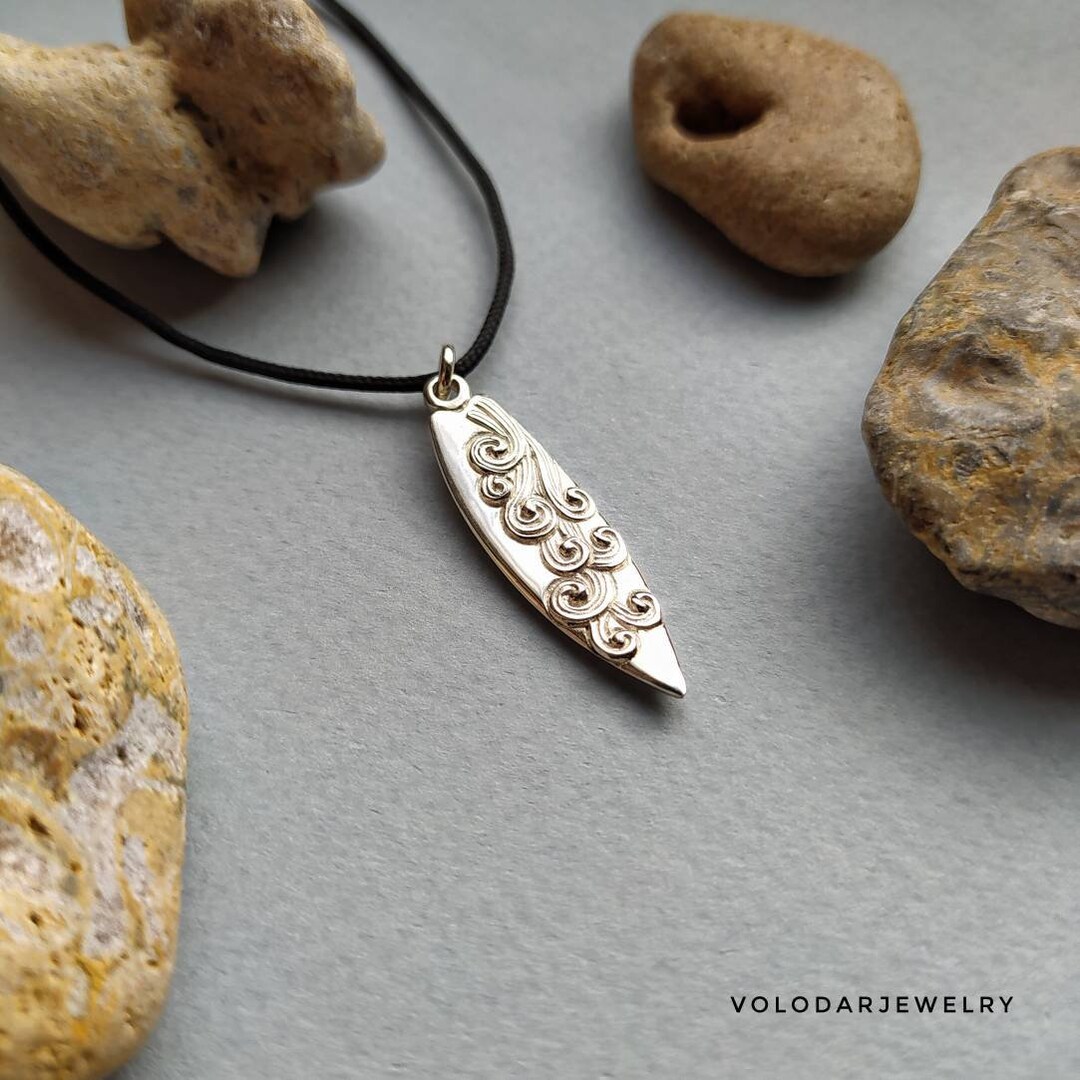 Surfboard pendant Surf pendant Sea pendant Ocean pendant - Etsy France