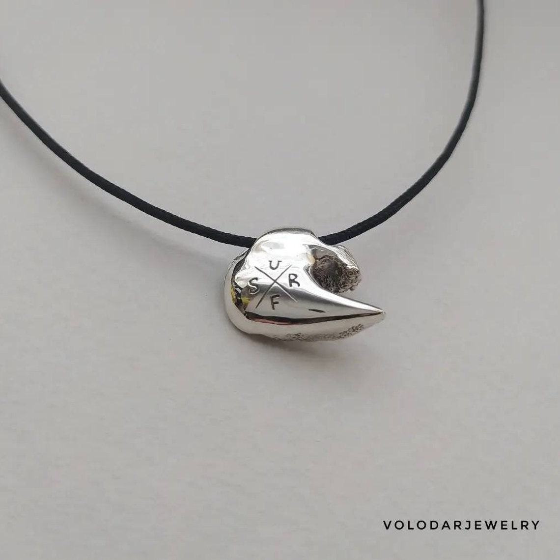 Wave Pendant Wave Necklace Surf Jewelry Ocean Wave Jewelry - Etsy