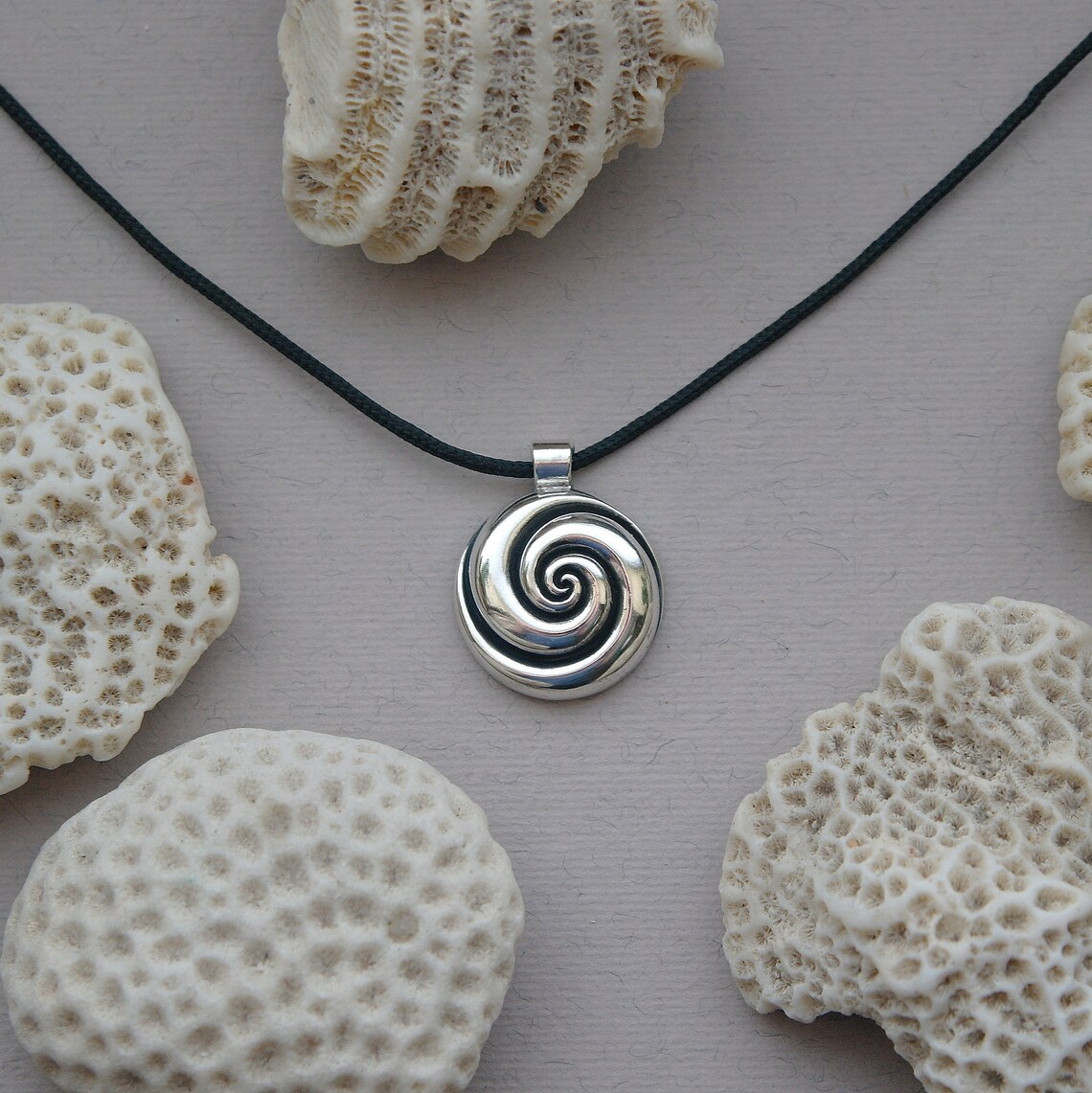 Koru Necklace Silver Koru Spiral Maori Symbol - Etsy