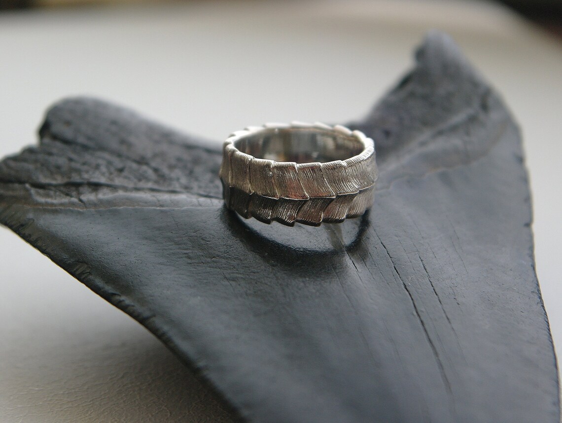 Dragon Ring Dragon Scale Ring Wide Silver Scale Ring | Etsy