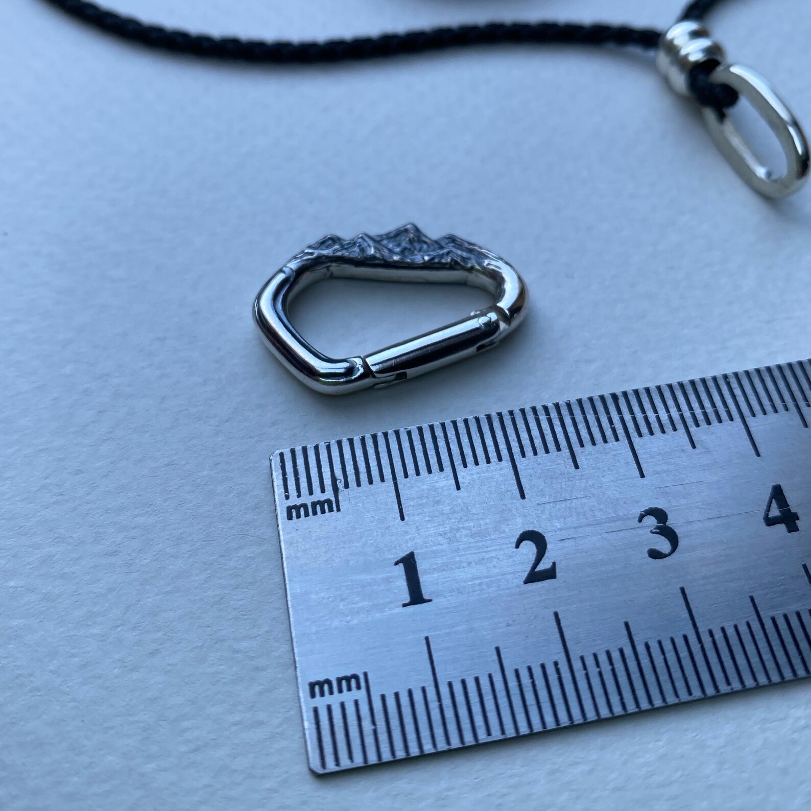 Carabiner Pendant. CLIMBING AND MOUNTAINEERING Jewelry. Mountain ...