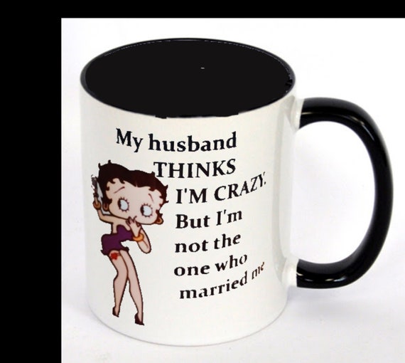 Betty Boop My Husband Thinks I'm Crazy: Dishwasher and | Etsy