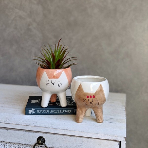 Cat Planter - Etsy