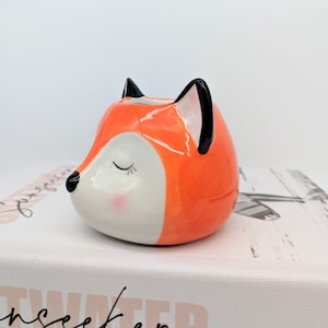 Nosy Fox Ceramic Fox Pot Planter | Fox Gifts | Animal Gifts | Nursery ...