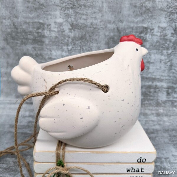 Chicken Planter Pot - Etsy