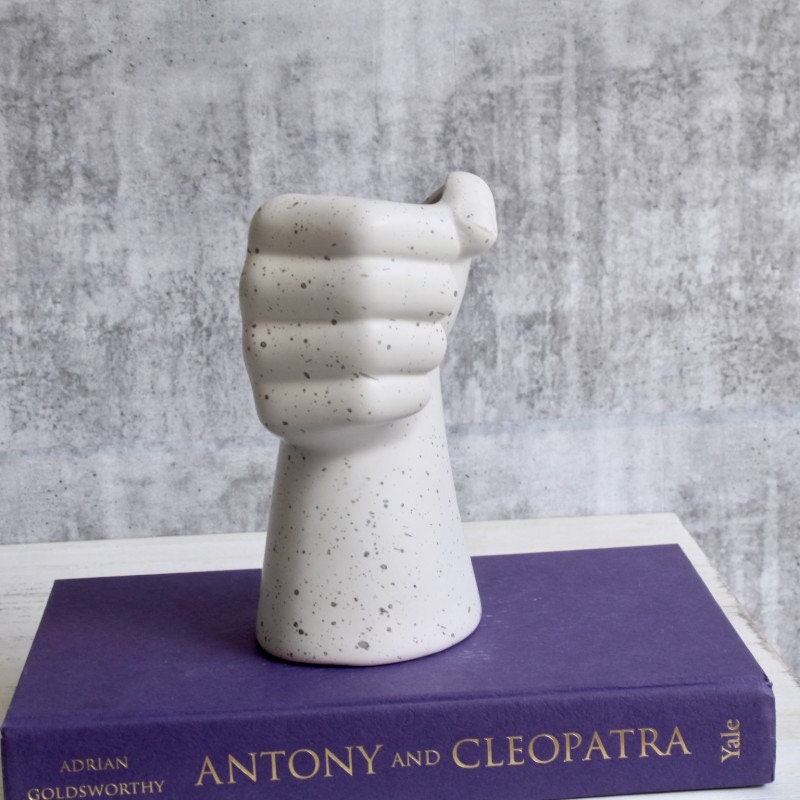 Hand Fist Ceramic Planter Pot Vase Fist Planter Fist Vase | Etsy