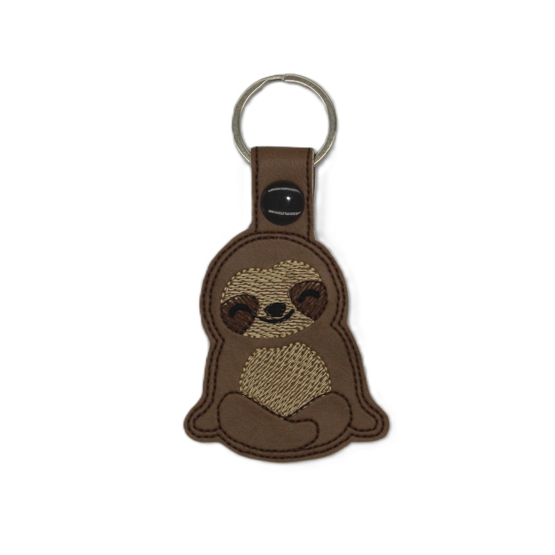 Sloth Keychain - Etsy