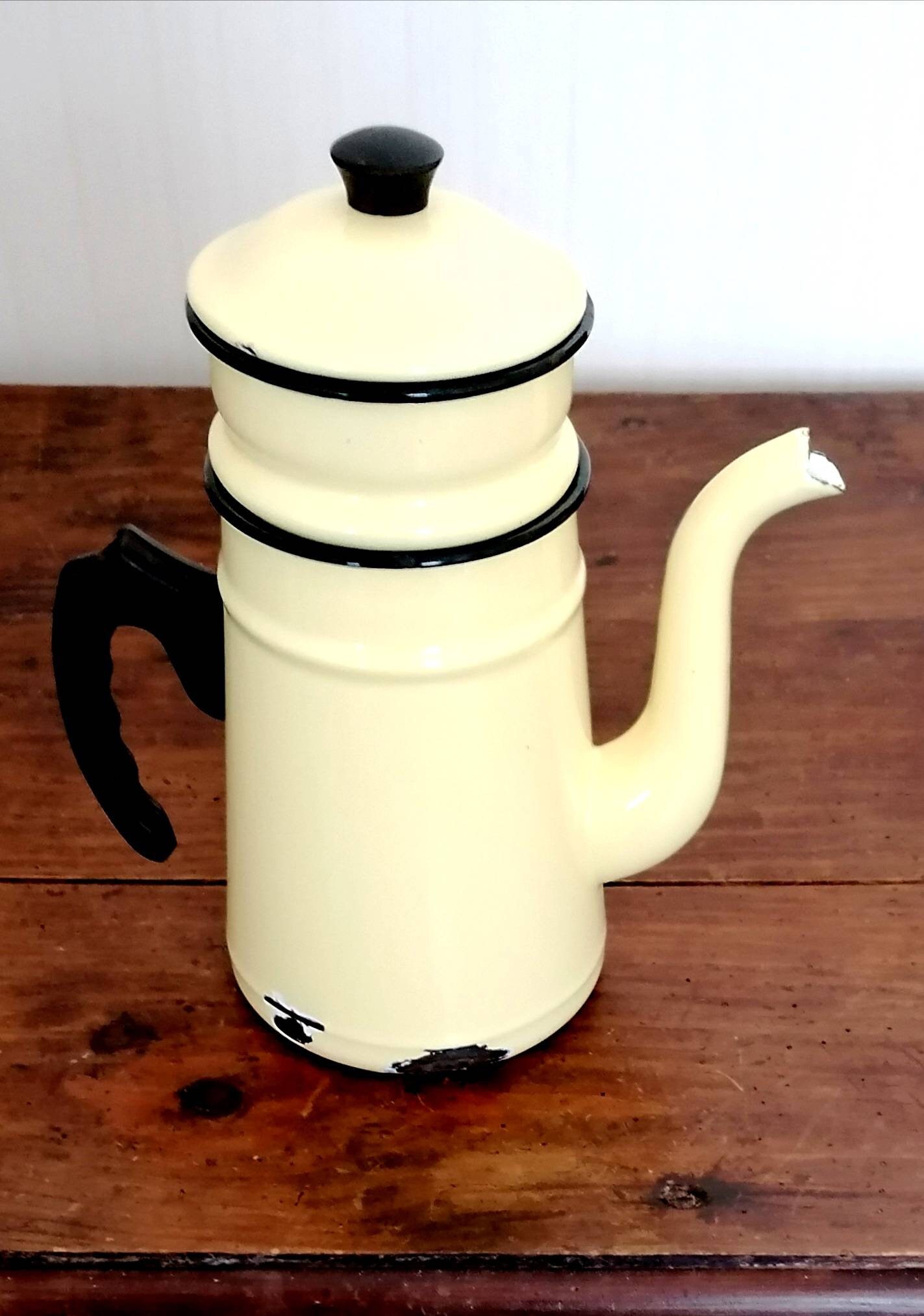 Old Yellow Coffee Maker - Etsy