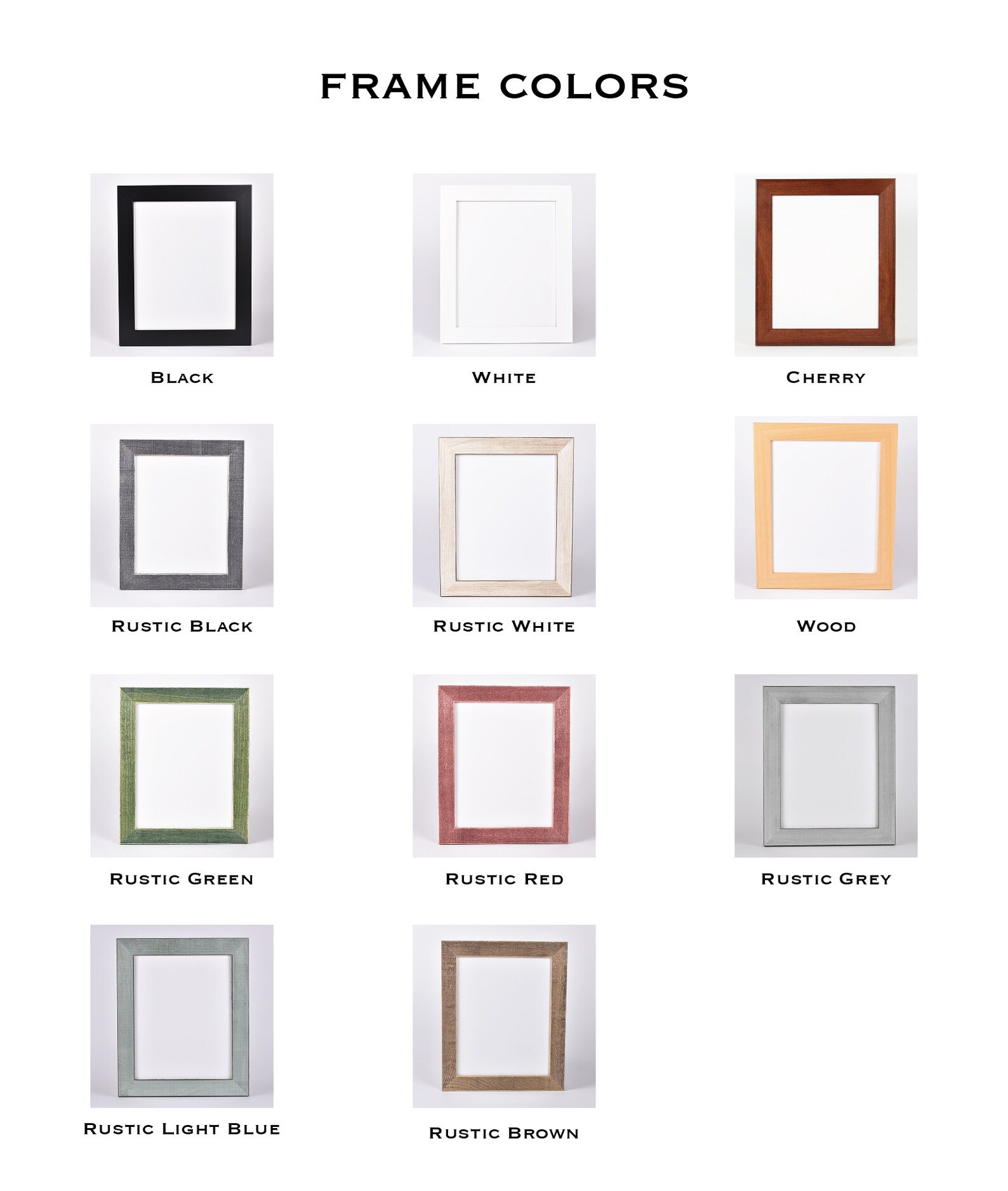 Add a Frame for Your Design Additional Option Only Add to - Etsy