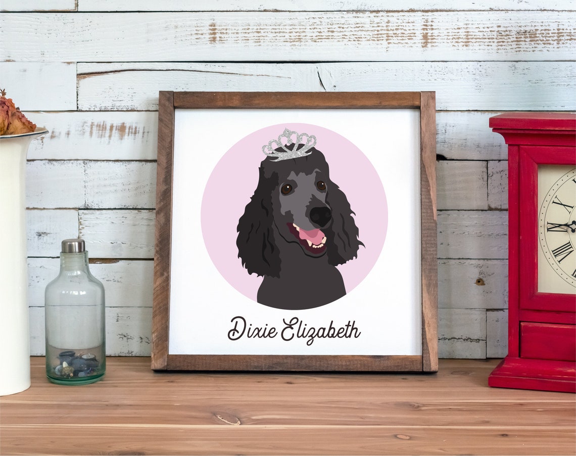 Custom Pet Portrait Gift for Pet Owners Any Pet Birthday Gift - Etsy