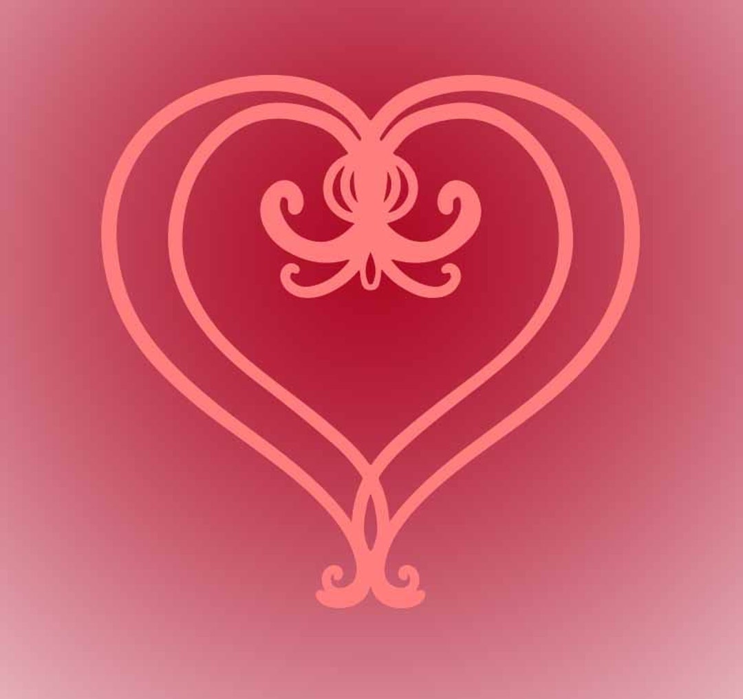 Fancy Heart SVG File - Etsy