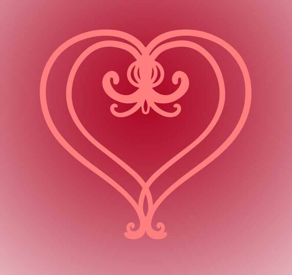 Fancy Heart SVG File - Etsy