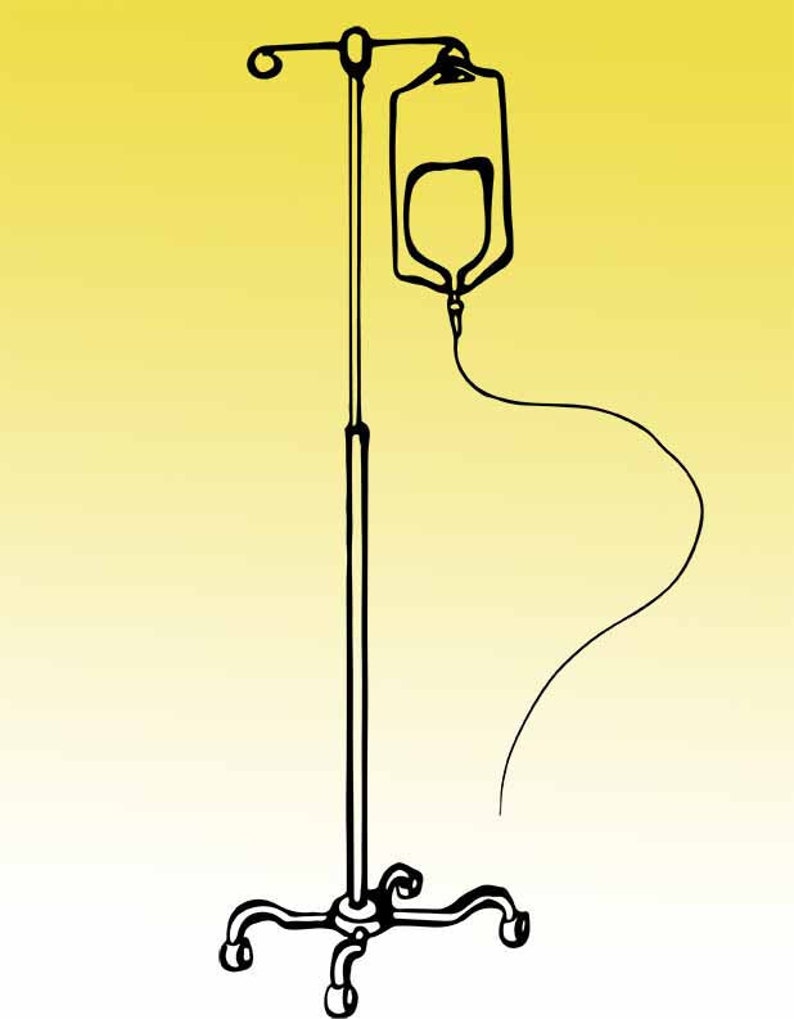 Hospital IV SVG - Etsy