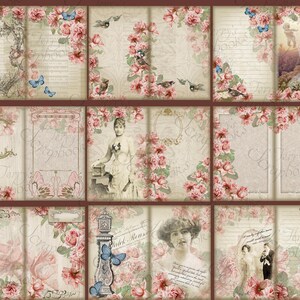 Printable Junk Journal Kit With Ephemera Instant Download Digital ...