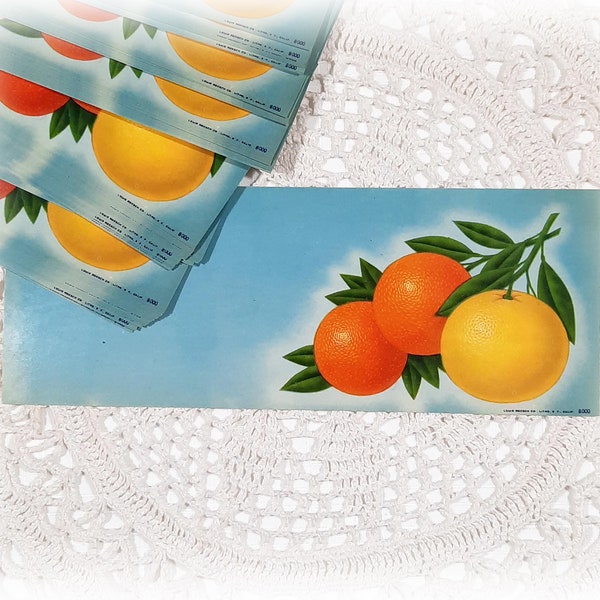 Citrus Crate Label - Etsy
