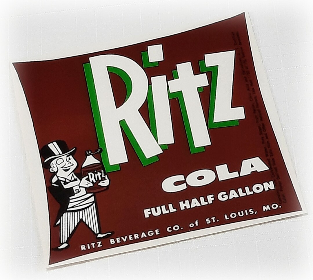 3 Vintage 1940s Ritz Cola Soda Labels: St. Louis MO Ephemera - Etsy