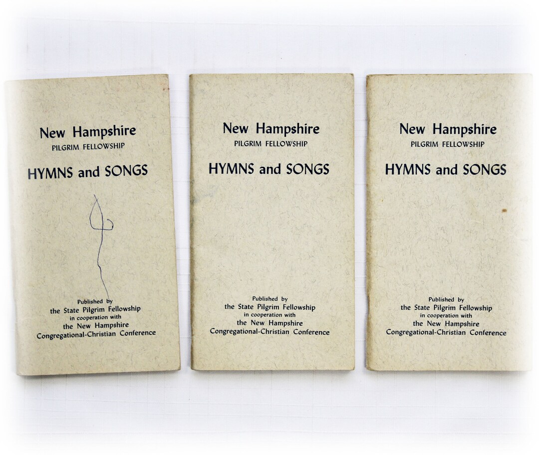 Vintage Small Hymns and Songs Booklet for Crafts Altered Art Papers ...