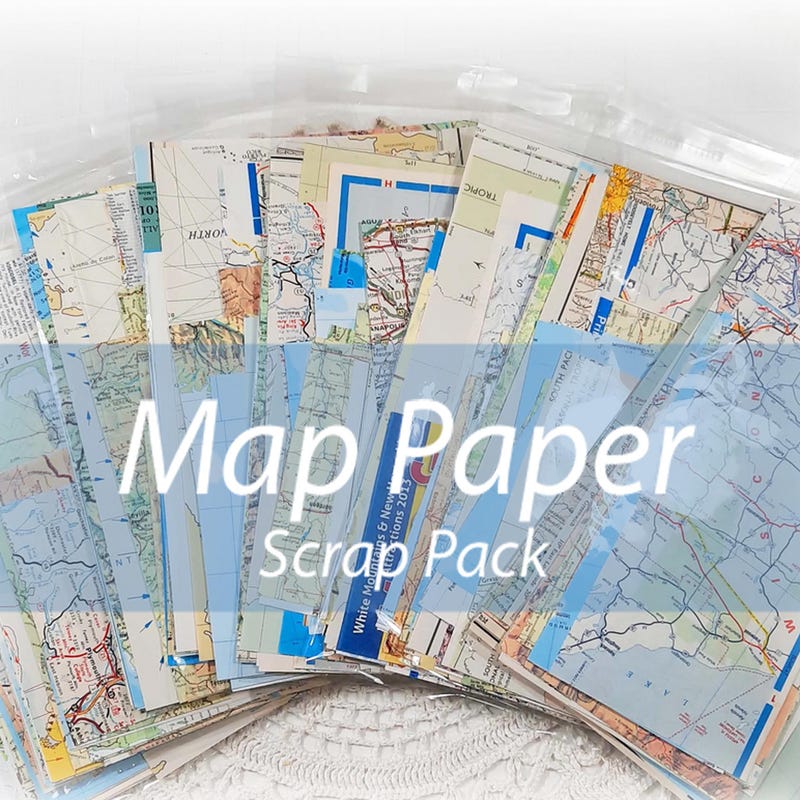 Vintage Road Maps - Etsy