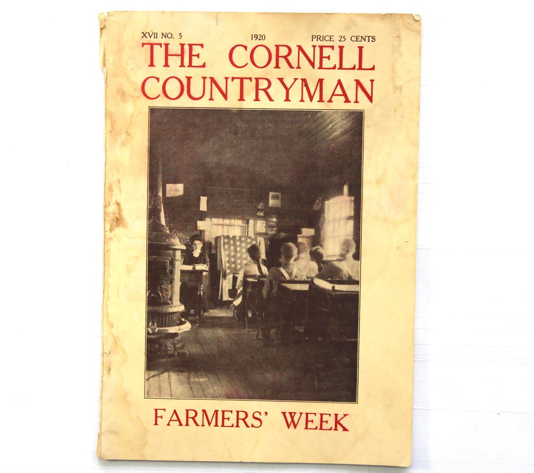 Vintage 1920 the Cornell Countryman Magazine: 17 NO. 5, Farmers Week ...