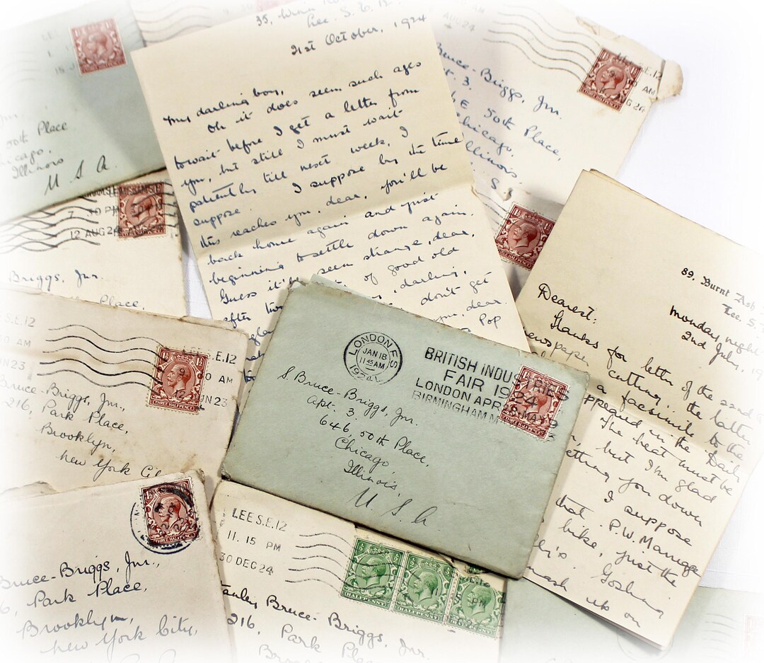 Vintage Love Letter 1920s Antique Personal Handwritten Ephemera ...
