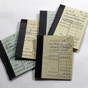 1 Stack 5 Booklets Vintage Check Register Stub 1930s 60s Vermont ...