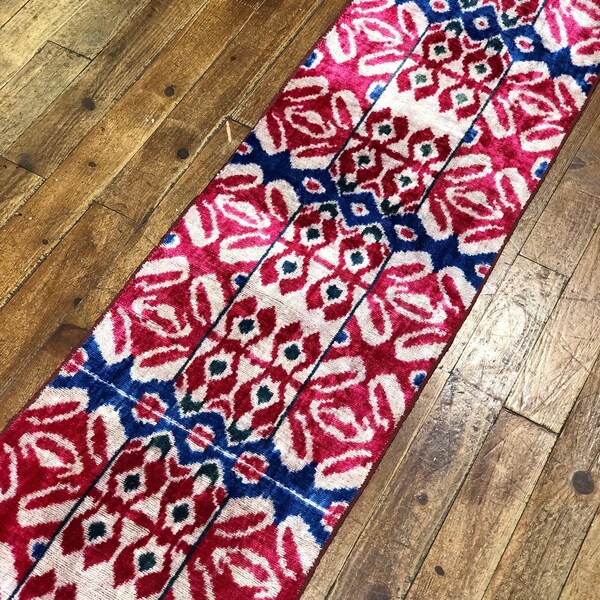 Red Ikat Fabric - Etsy