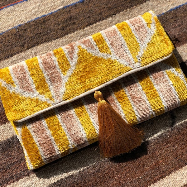 Yellow Clutch Bag - Etsy