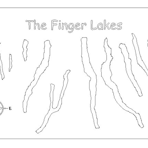 Finger Lakes Svg - Etsy