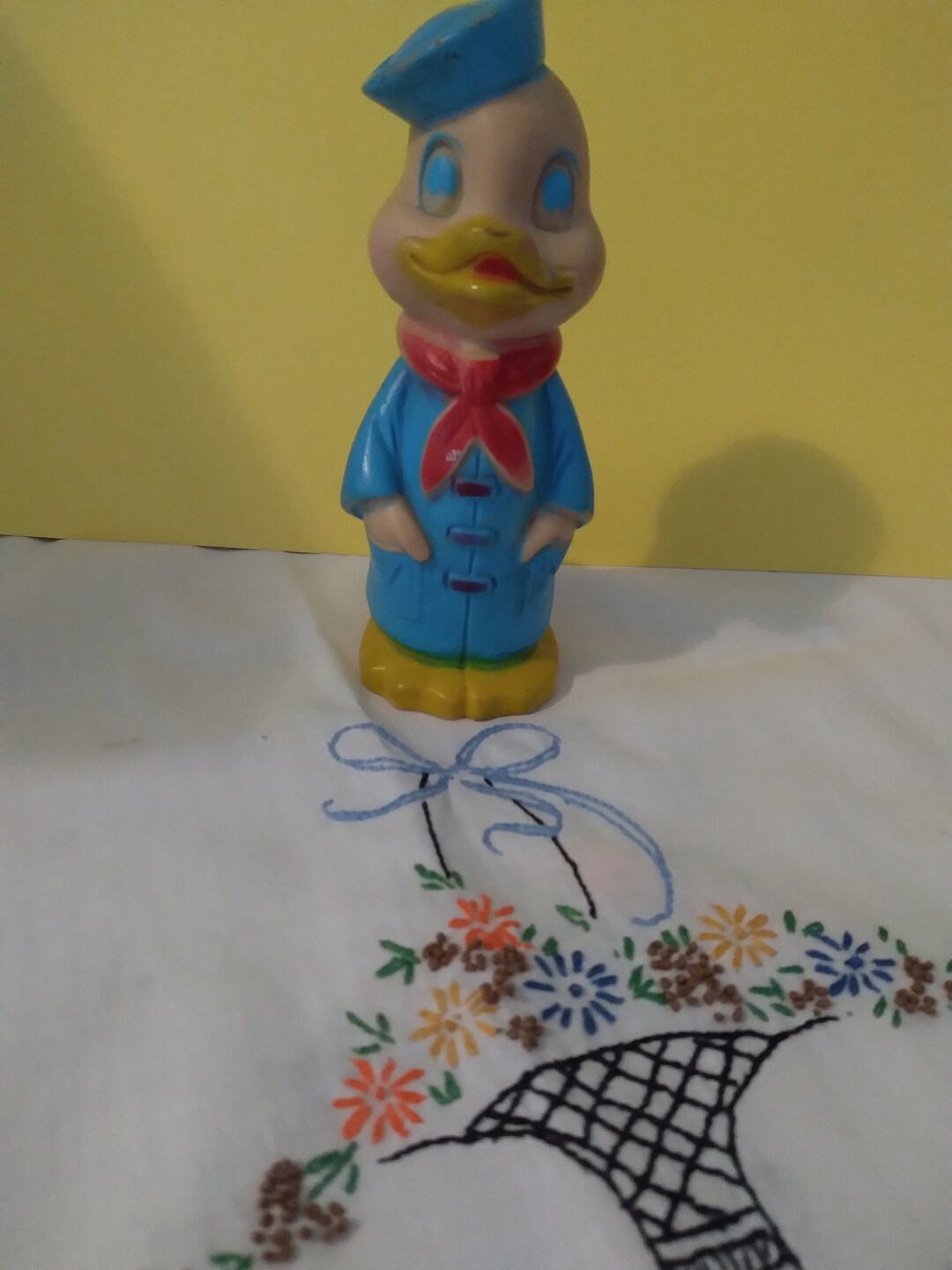 Antique Donald Duck Rubber Toy - Etsy