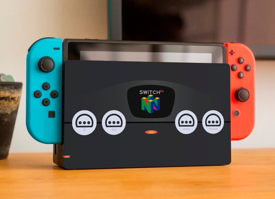 Nintendo 64 Switch Dock Sticker - Etsy