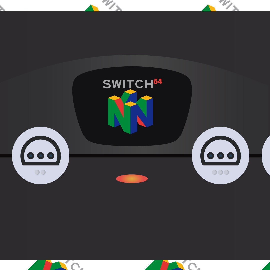 Nintendo 64 Switch Dock Sticker - Etsy