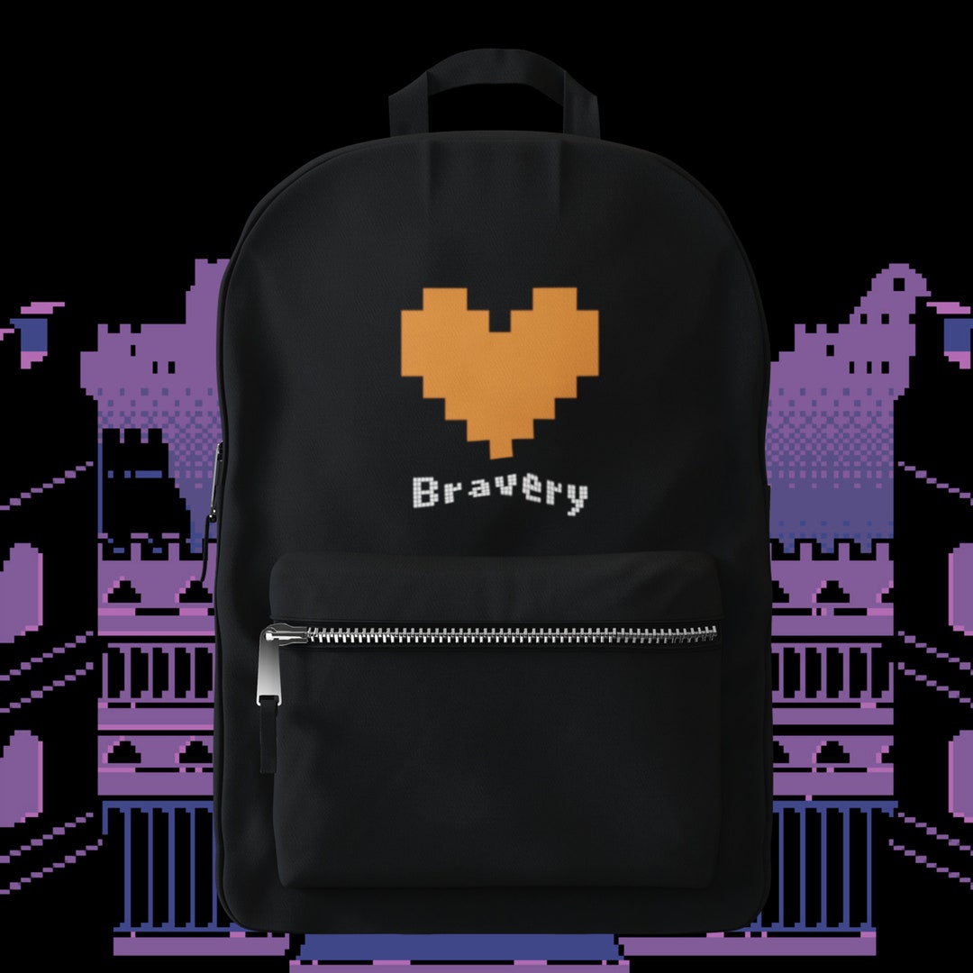 Undertale Back to School Back Pack Undertale Bravery Backpack - Etsy