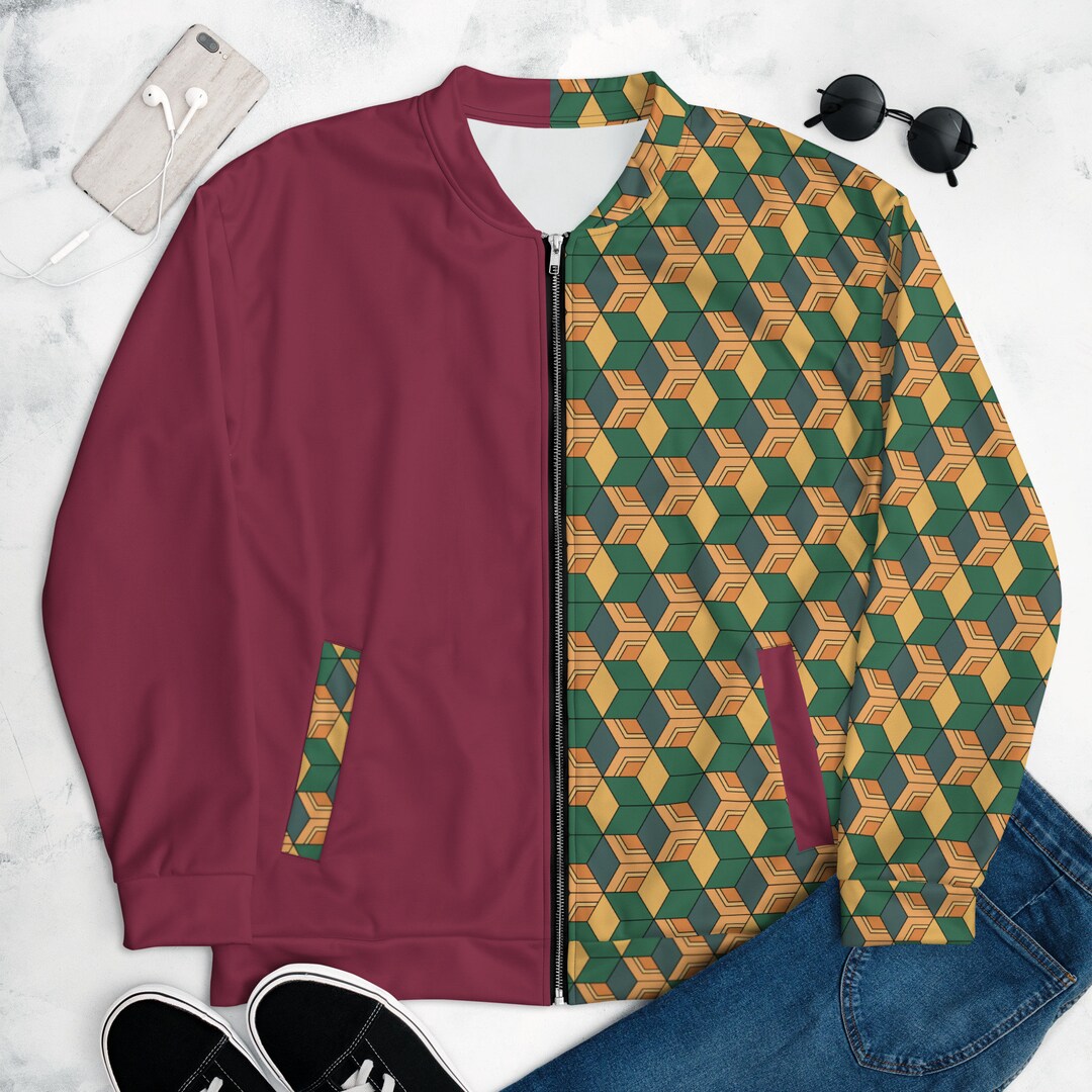 Giyu-inspired Unisex Bomber Jacket - Etsy
