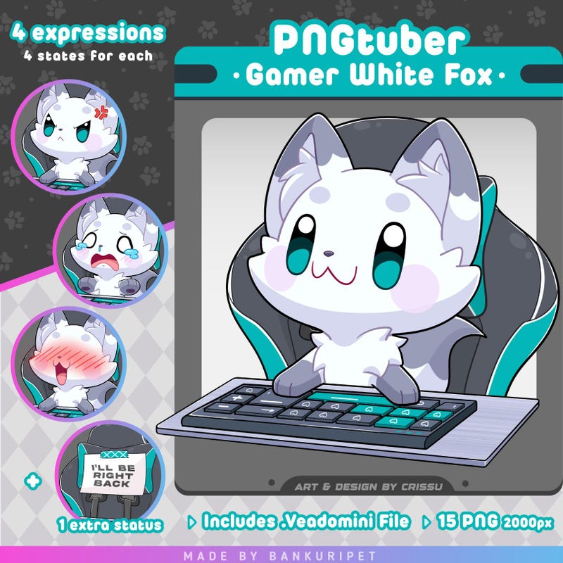 Fox Twitch Avatar - Etsy