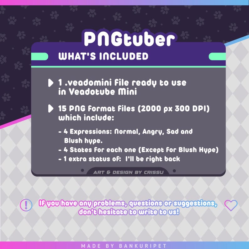 Gamer Ghost Pngtuber | Avatar for Streaming Twitch, Discord and Youtube ...