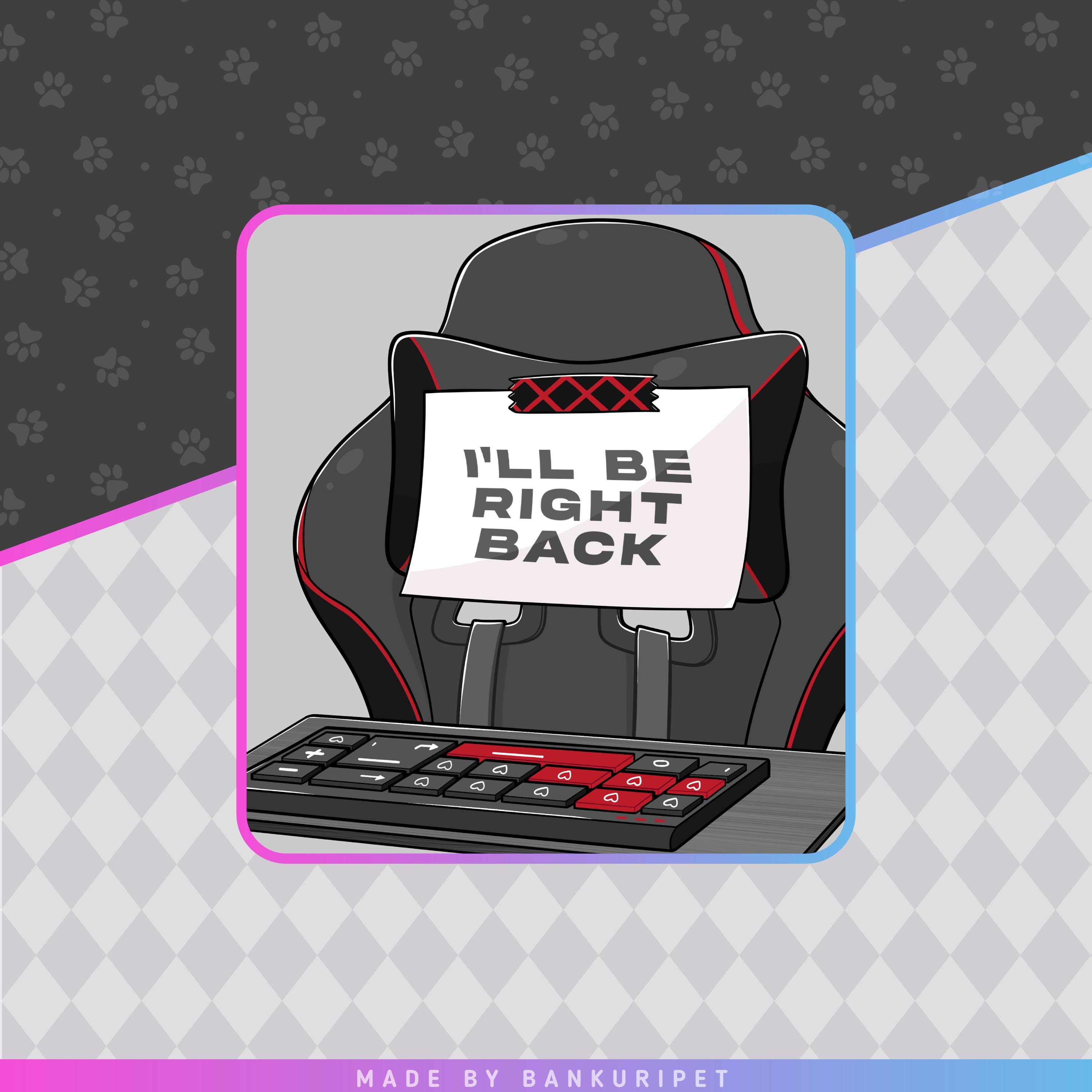Red Gamer Cat Pngtuber | Cute Cat | Twitch Streaming Avatar | Vtuber ...