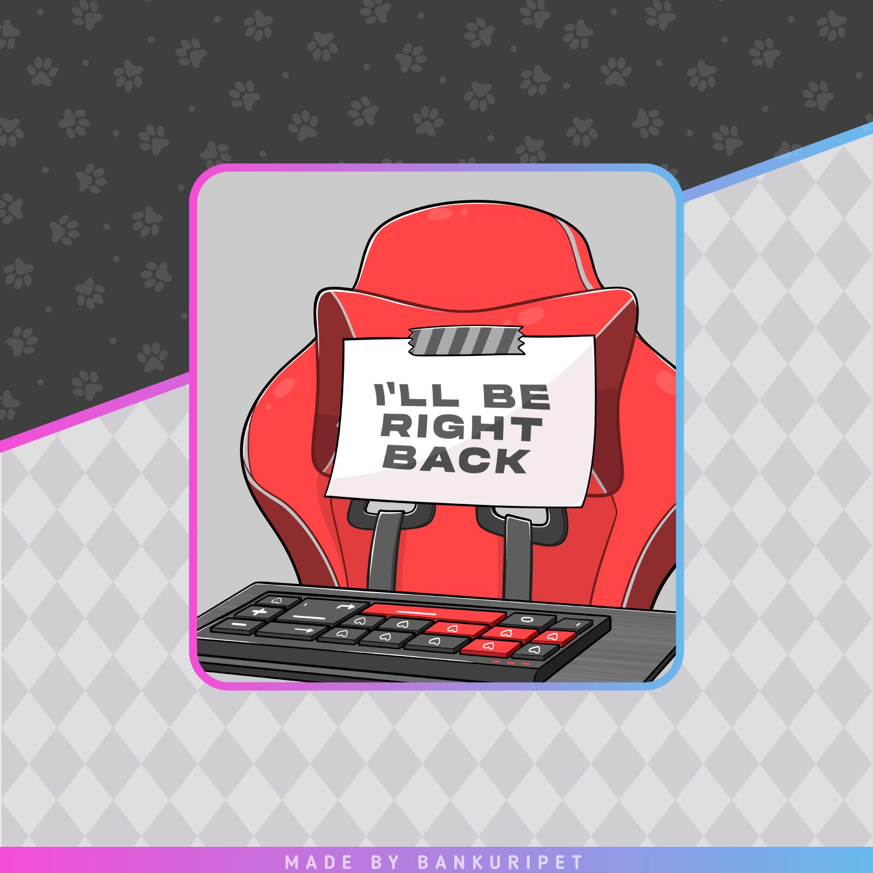 Mapache gamer PNGTuber / Mapache lindo / Avatar de transmisión de ...