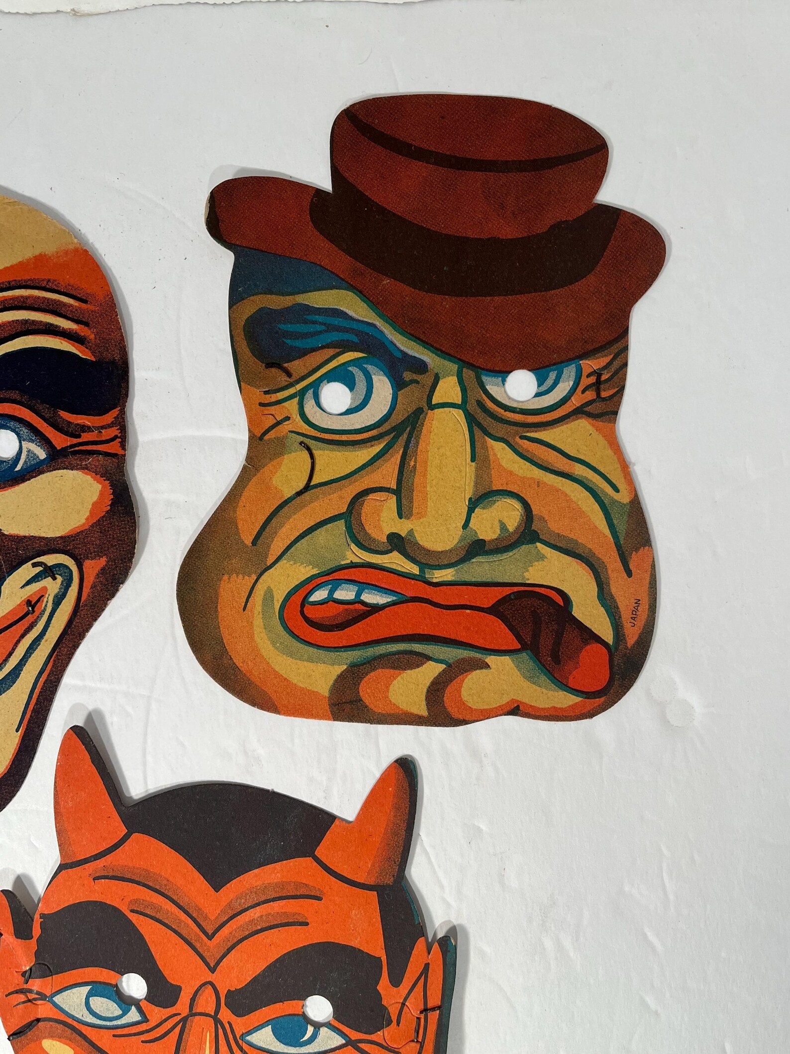 Seven Scary Halloween Masks 1930s - Etsy