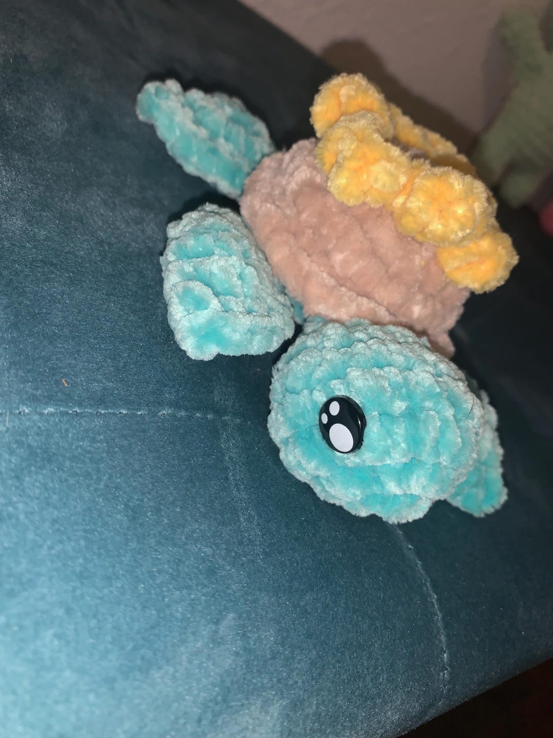 Mini Sunflower Turtle - Etsy