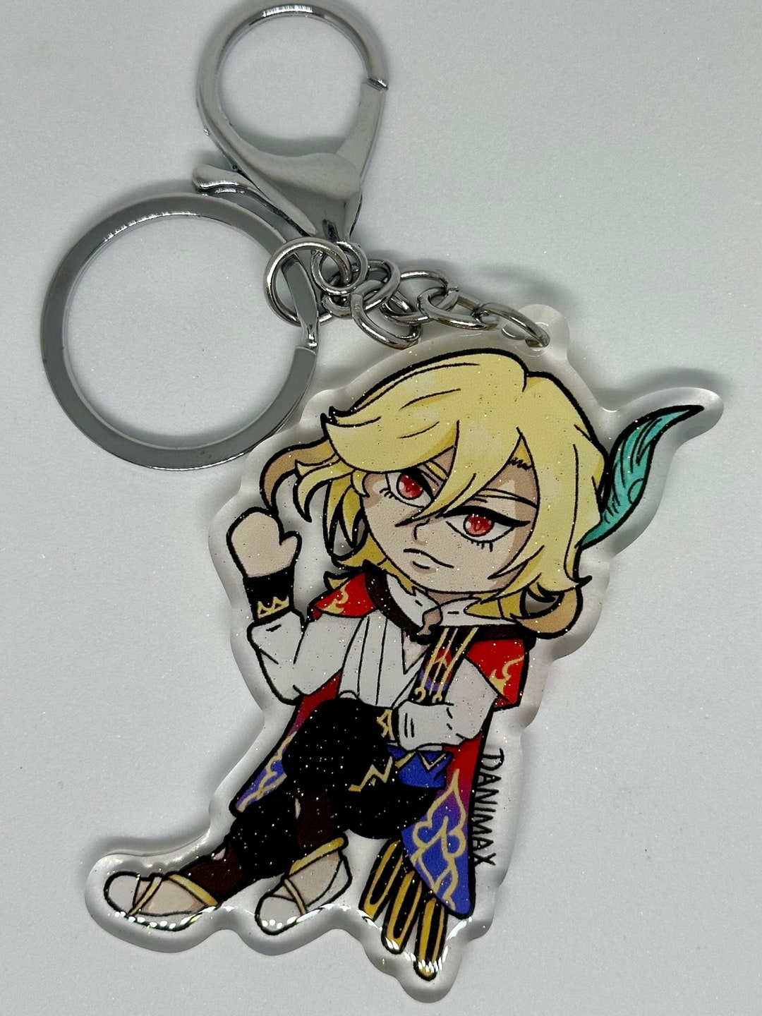 Genshin Impact Chibi Kaveh Keychain - Carry the Charm of Teyvat's ...