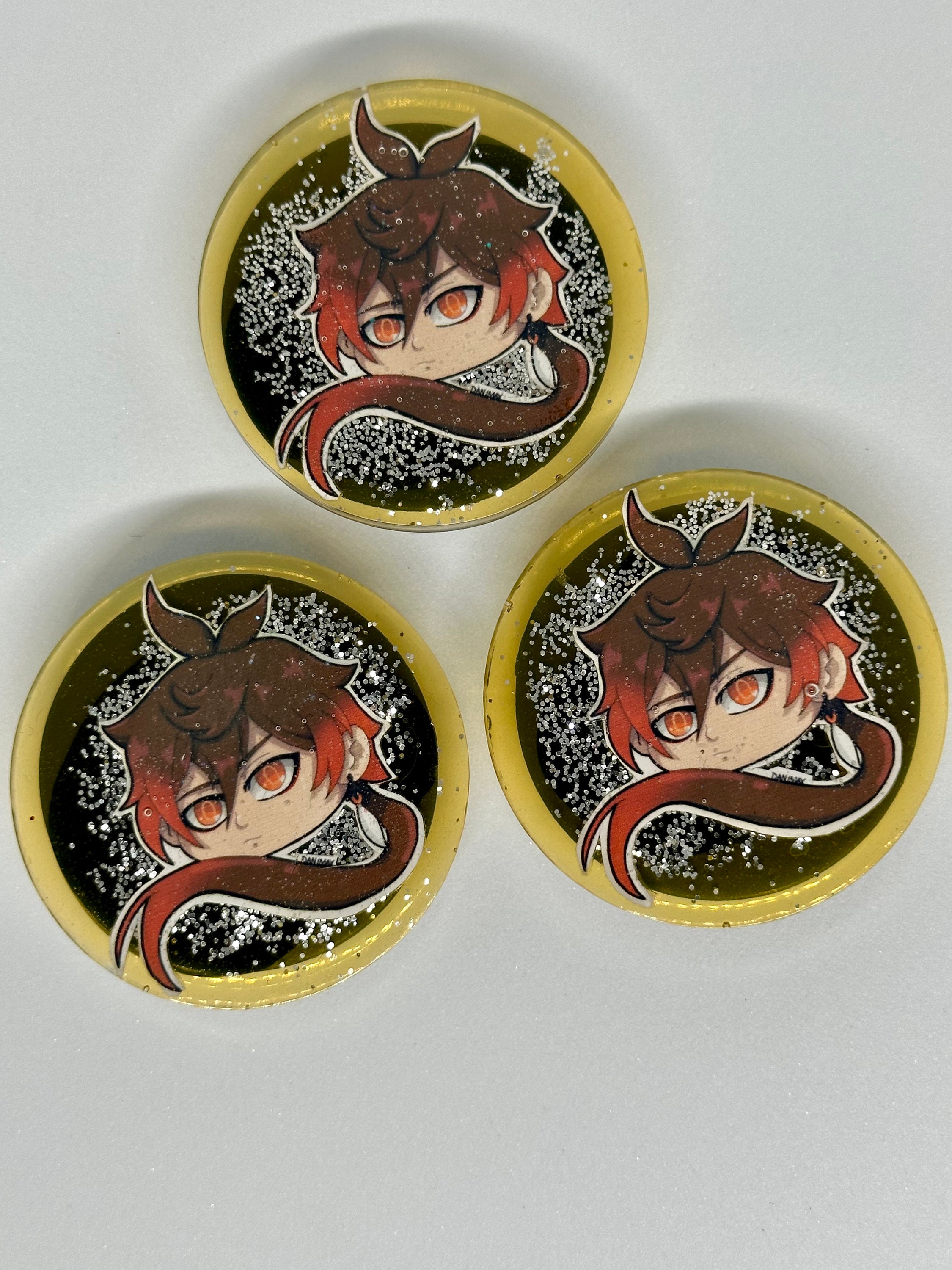 Genshin Impact Zhongli Chibi Phone Grip: Anime Fan Accessory - Etsy