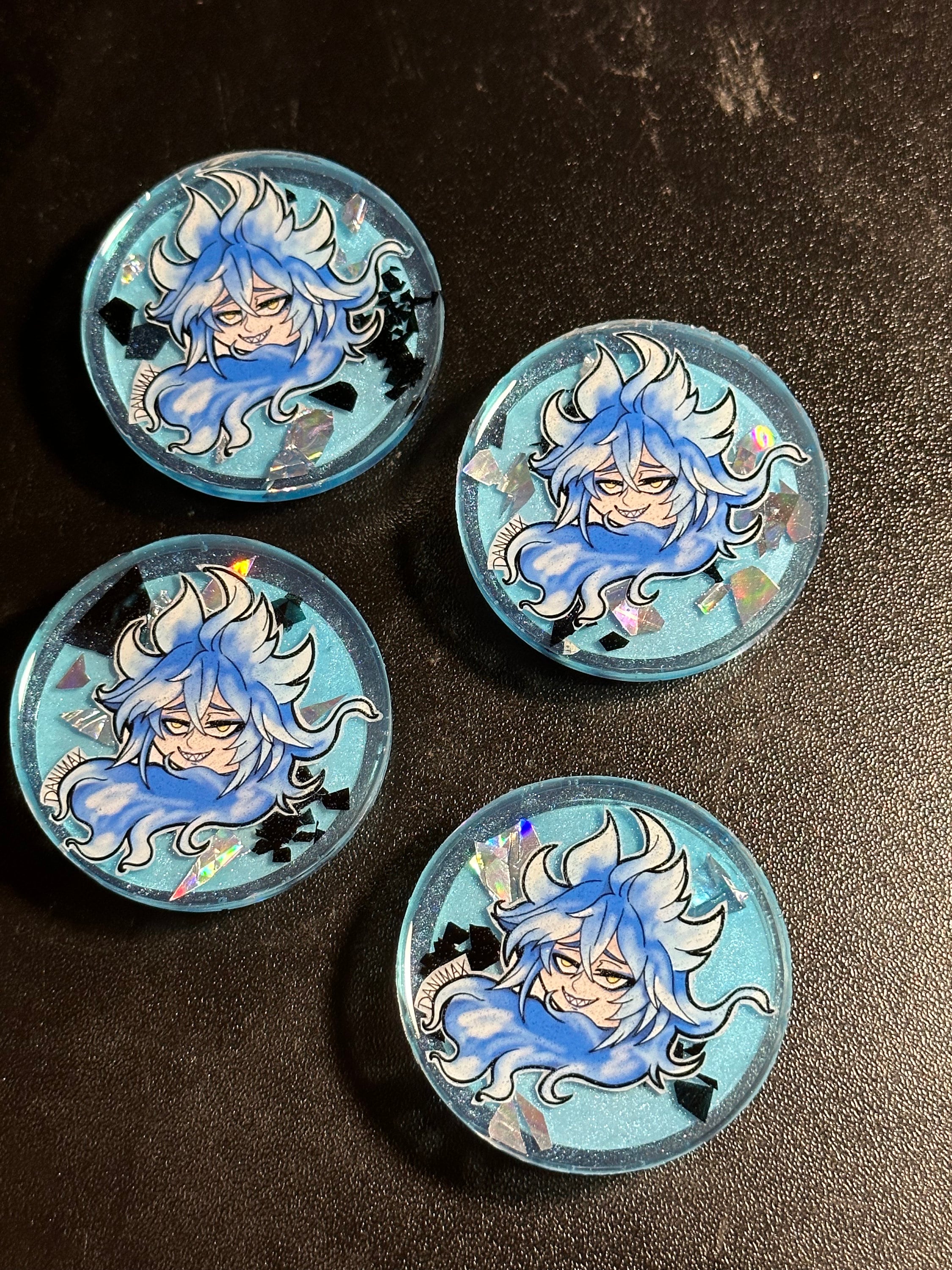 Twisted Wonderland Idia Shroud Chibi Phone Grip Cute Anime Accessory ...