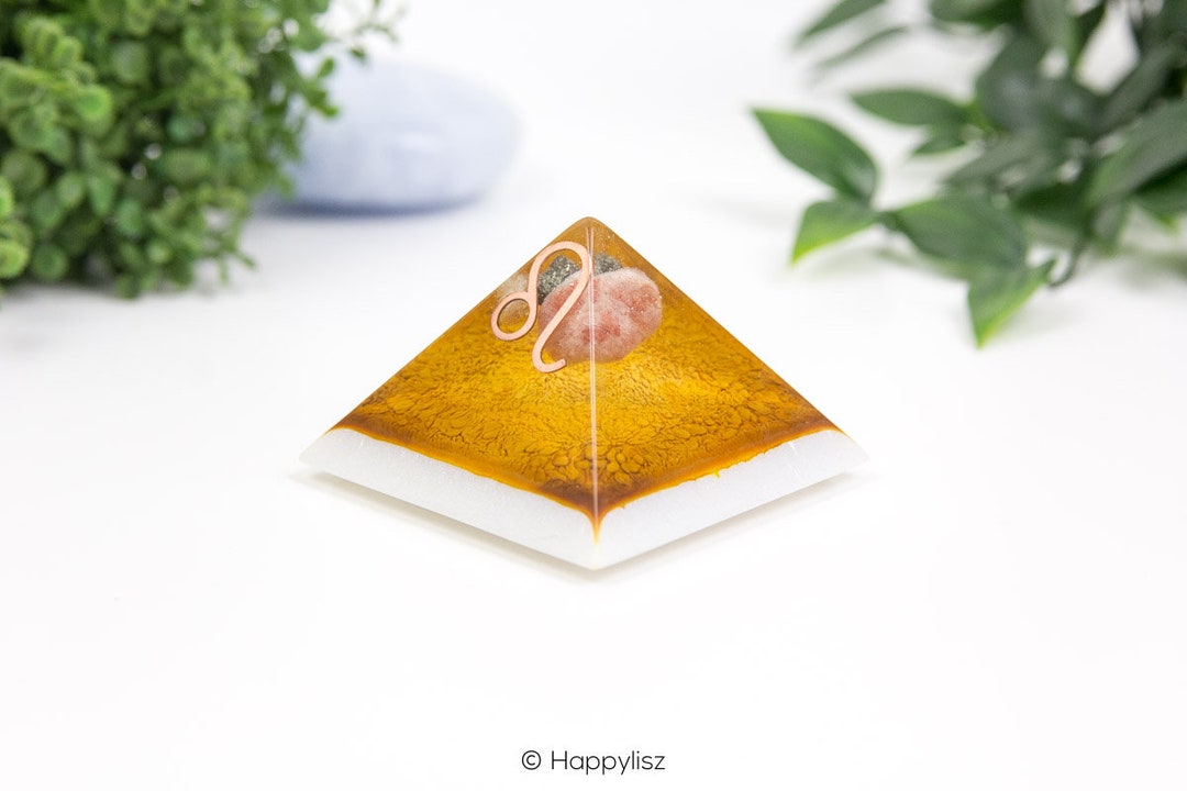 ZODIAC SIGN PYRAMID LEO / Cheops Orgone Pyramid for the Zodiac Sign Leo ...