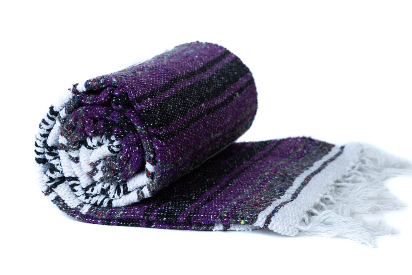 Traditional Authentic Mexican Blanket PURPLE Pattern - Etsy