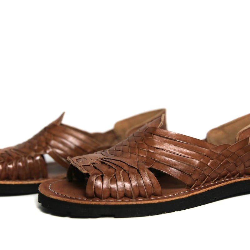 Leather Chanclas Shoes - Etsy