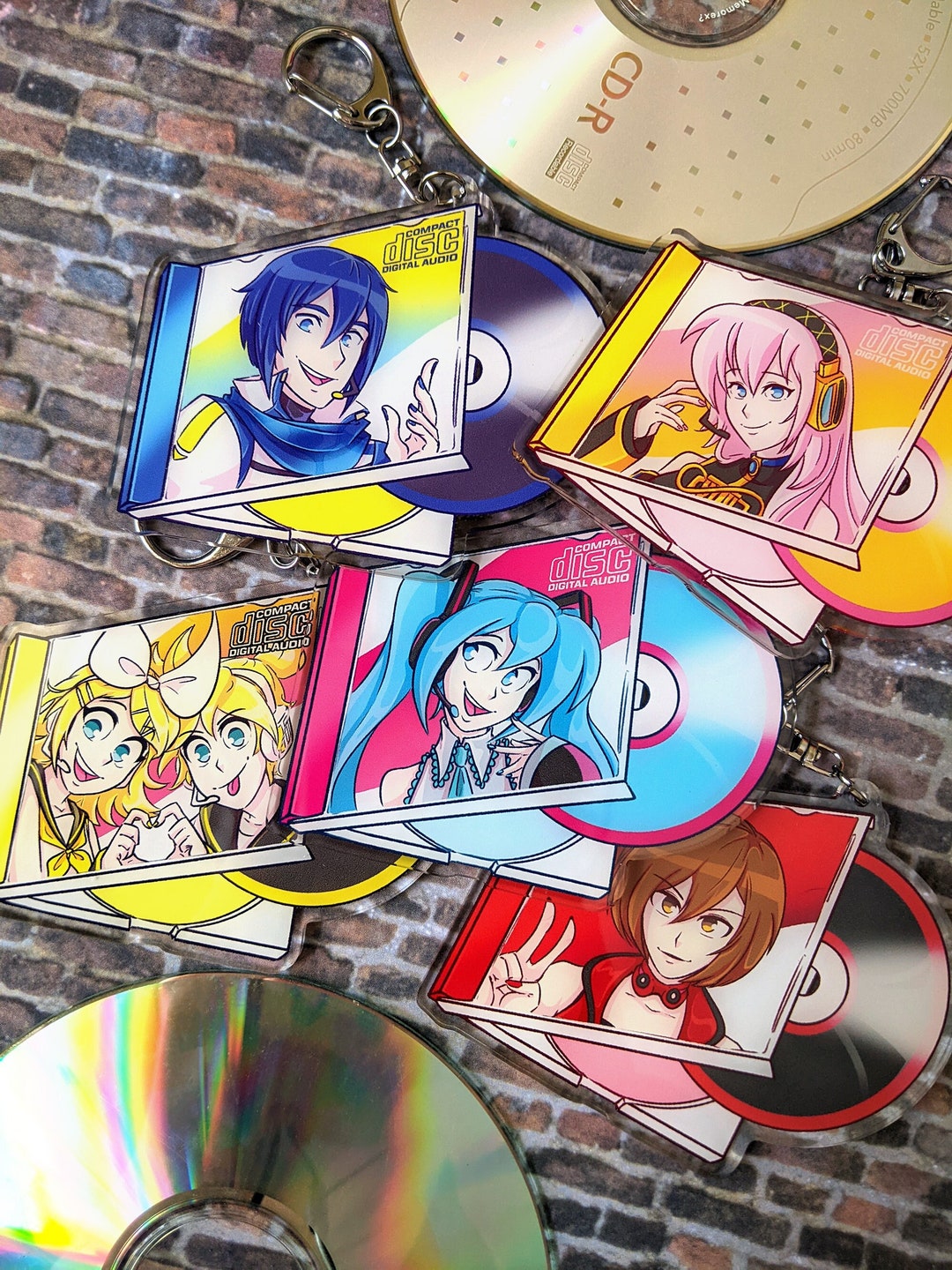 Vocaloid Hatsune Miku CD Charm - Etsy