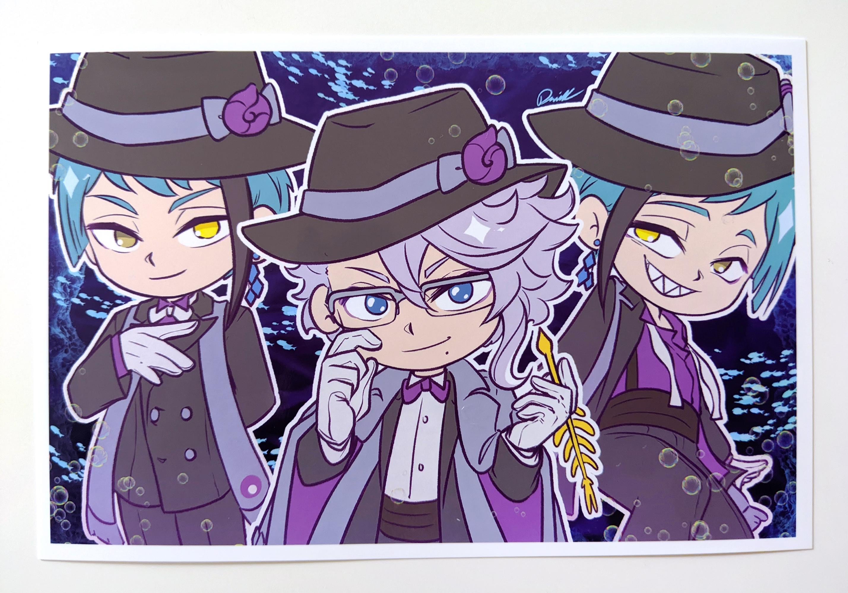 TWST Dorm Chibi Small Prints (4'' X 6'') - Etsy