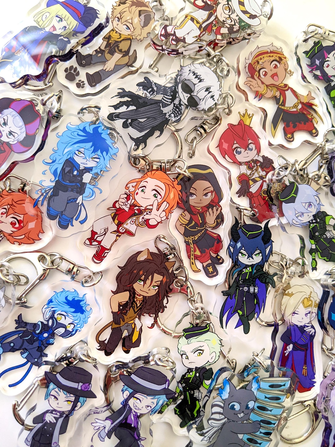 TWST 2'' Chibi Acrylic Charms - Etsy