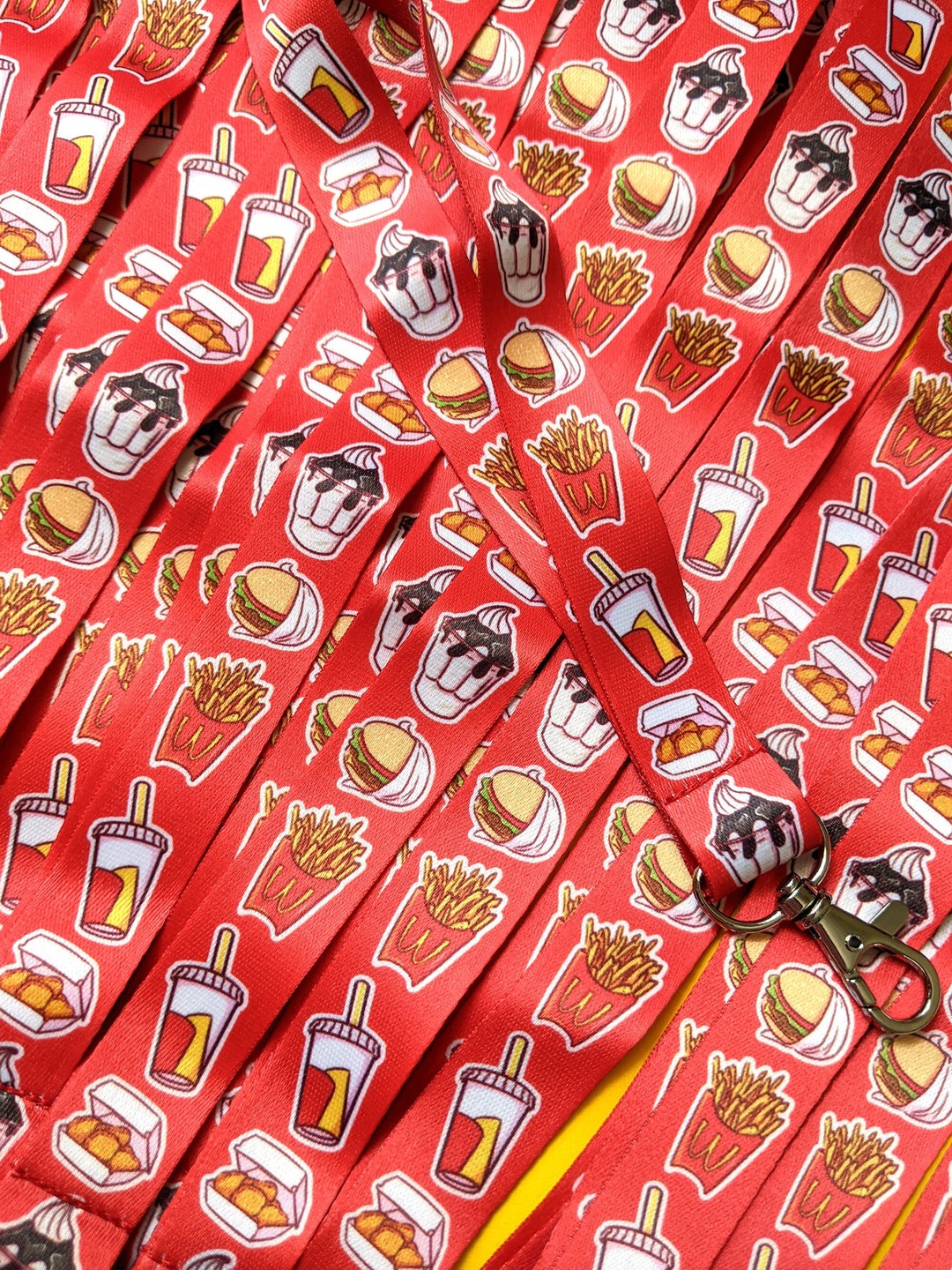 Fast Food Lanyard - Etsy
