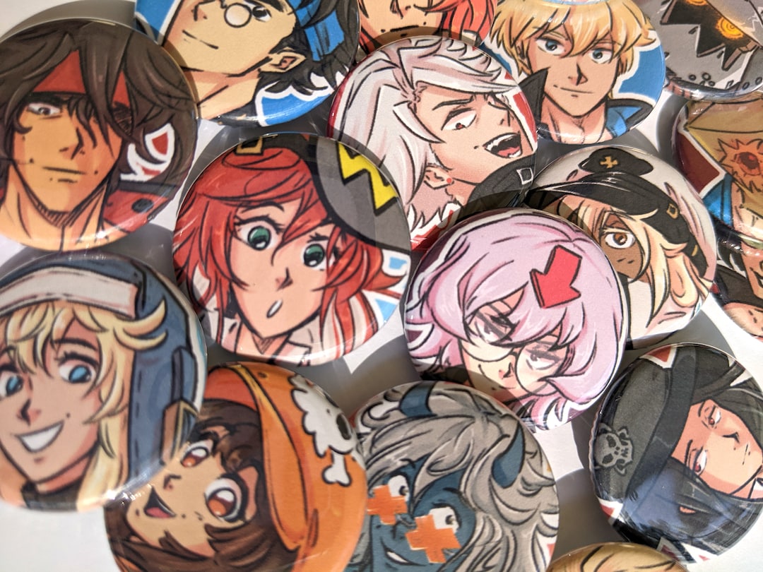 Guilty Gear Strive Xrd Small Pinback Button Badges - Etsy